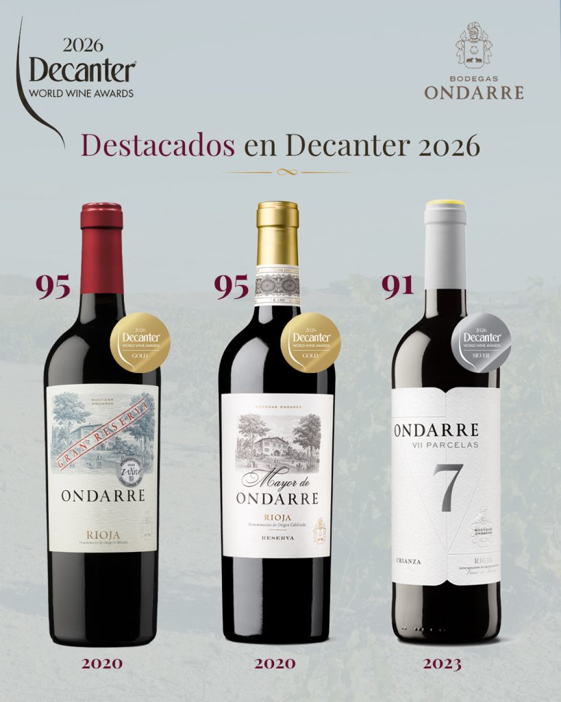Decanter 2026 reconoce a 16 vinos del Grupo Bodegas Olarra